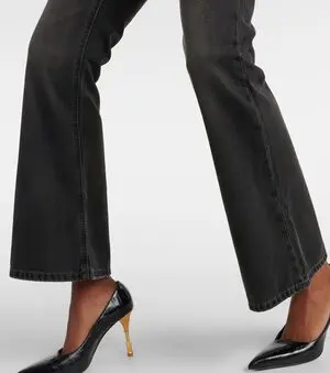 Balmain Western Low-rise Bootcut Jeans