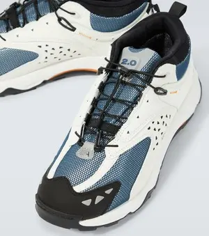 ATHLETICS FOOTWEAR 2.0 Mid Leather-trimmed Sneakers