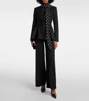 Nina Ricci Wool Gabardine Blazer