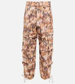 Isabel Marant Étoile Helore Printed Cargo Pants