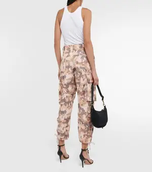 Isabel Marant Étoile Helore Printed Cargo Pants