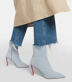 CHRISTIAN LOUBOUTIN Condora 100 Suede Ankle Boots