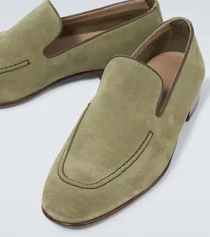 Manolo Blahnik Truro Suede Loafers