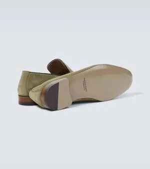 Manolo Blahnik Truro Suede Loafers