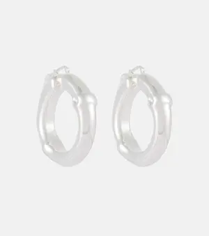 JIL SANDER Small Hoop Earrings - Silver