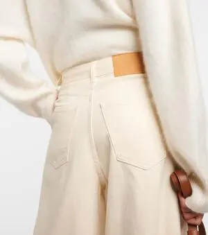 Alanui High-rise Wide-leg Jeans