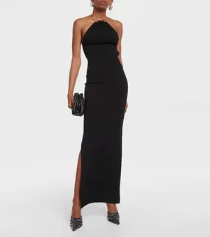 AYA MUSE Clava Halterneck Maxi Dress