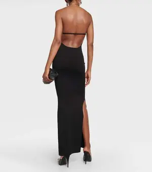 AYA MUSE Clava Halterneck Maxi Dress