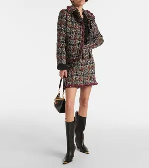 Etro Leather Cowboy Boots