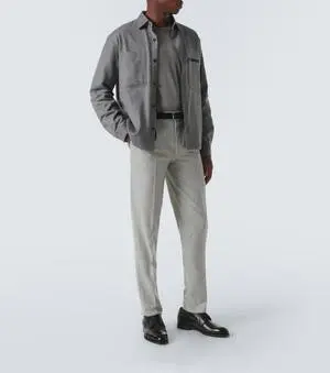 Zegna Flex Leather Derby Shoes