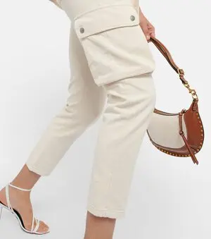 Isabel Marant Étoile Evalia Tapered Cotton Cargo Pants
