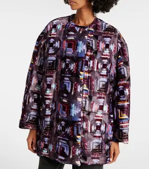 Isabel Marant Étoile Doriane Printed Puffer Coat