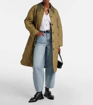 GANNI High-rise Barrel-leg Jeans