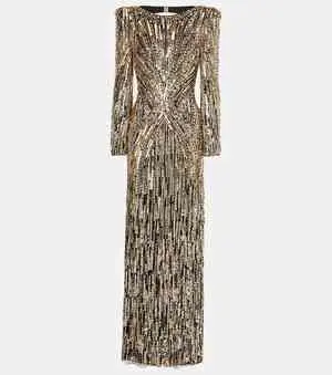 Jenny Packham Avalon Sequined Gown