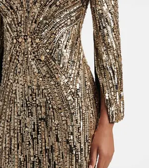 Jenny Packham Avalon Sequined Gown