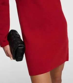Max Mara Eridani Wool Minidress - Red