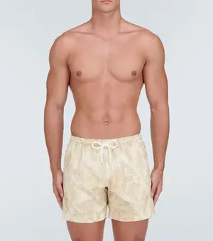 Commas Printed Swim Shorts