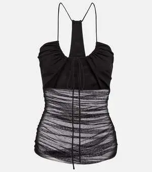 Christopher Esber Cutout Halterneck Top - Black