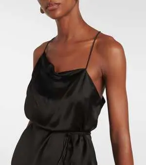 THE SEI Silk Satin Top