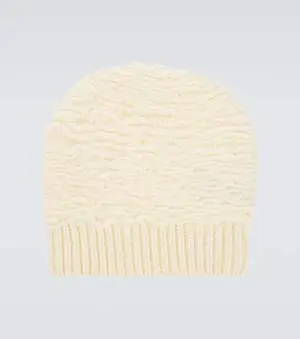 Dries Van Noten Dries Van Noten Wool Beanie White