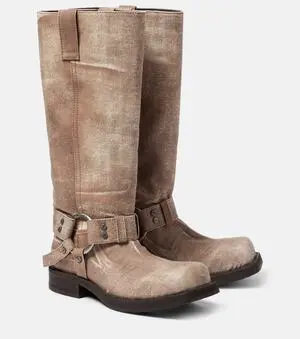 Acne Studios Balius 35 Printed Knee-high Boots