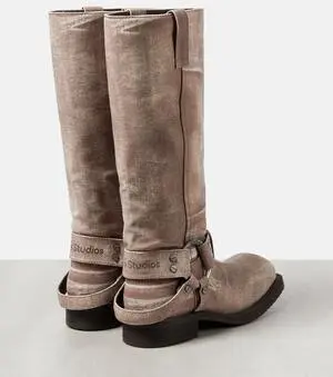 Acne Studios Balius 35 Printed Knee-high Boots