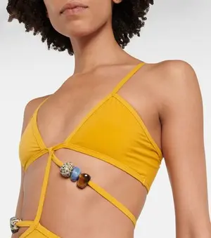 Christopher Esber Embellished One Piece Swimsuit