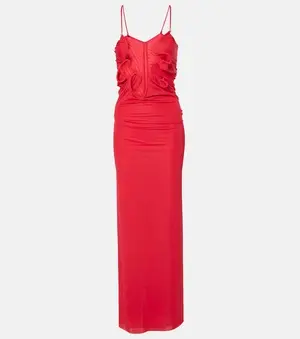 Christopher Esber Molded Venus Maxi Dress - Red