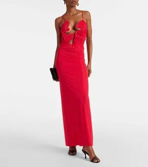 Christopher Esber Molded Venus Maxi Dress - Red