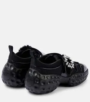 ROGER VIVIER Viv' Run Embellished Sneakers