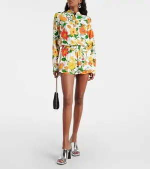 Stella McCartney Printed Mid-rise Shorts