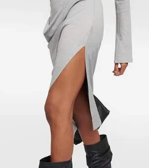 JW Anderson Draped Jersey Midi Dress
