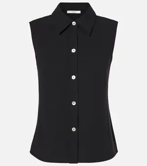 Vince Buttoned Top