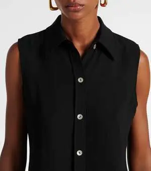 Vince Buttoned Top