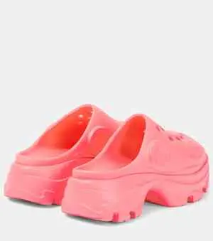 Adidas By Stella McCartney Logo Rubber Clogs