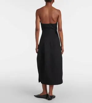FFORME Jett Corset Dress In Cotton And Wool