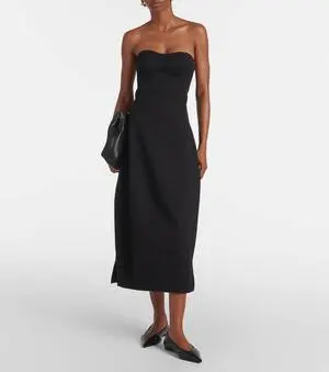 FFORME Jett Corset Dress In Cotton And Wool