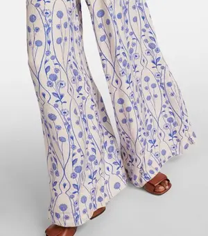 Agua Bendita Printed Palazzo Pants
