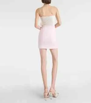 Alessandra Rich Boucle Tweed Miniskirt