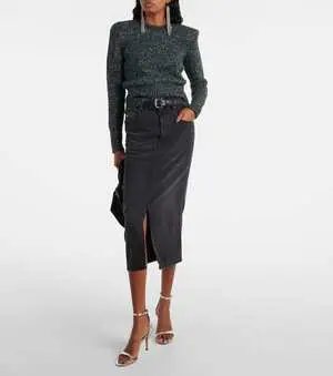 Isabel Marant Étoile Kalogb Off-shoulder Sweater