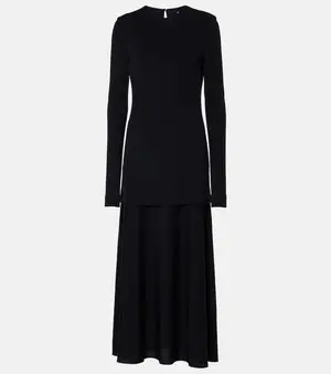 JIL SANDER Layered Maxi Dress