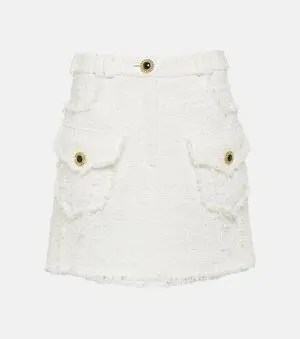 Balmain Tweed Miniskirt