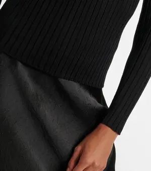 Vince Wool And Silk-blend Top