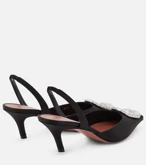 Amina Muaddi Camelia Slingback Pumps