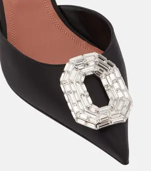 Amina Muaddi Camelia Slingback Pumps