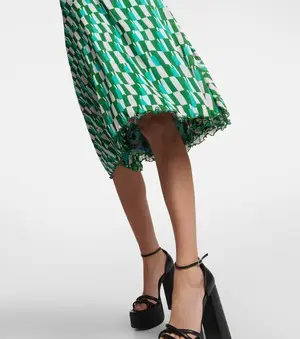 Diane Von Furstenberg Koren Printed Minidress
