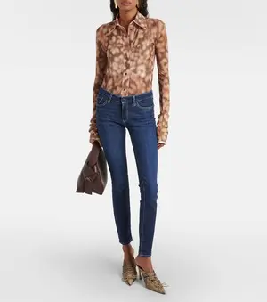Ag Prima Mid-rise Skinny Jeans