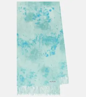 Acne Studios Wool Scarf - Blue