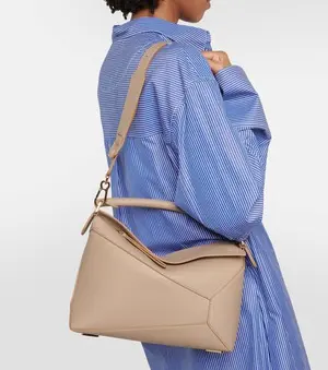Loewe Puzzle Edge Medium Top-handle Bag - Neutrals