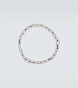 Balenciaga B Chain Necklace - Silver